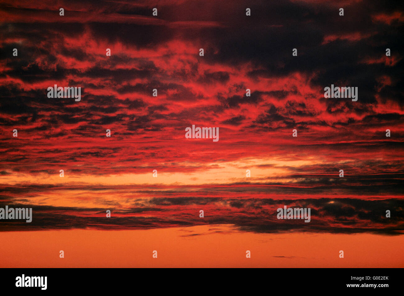 Cloud mood during sunset Stock Photo - Alamy