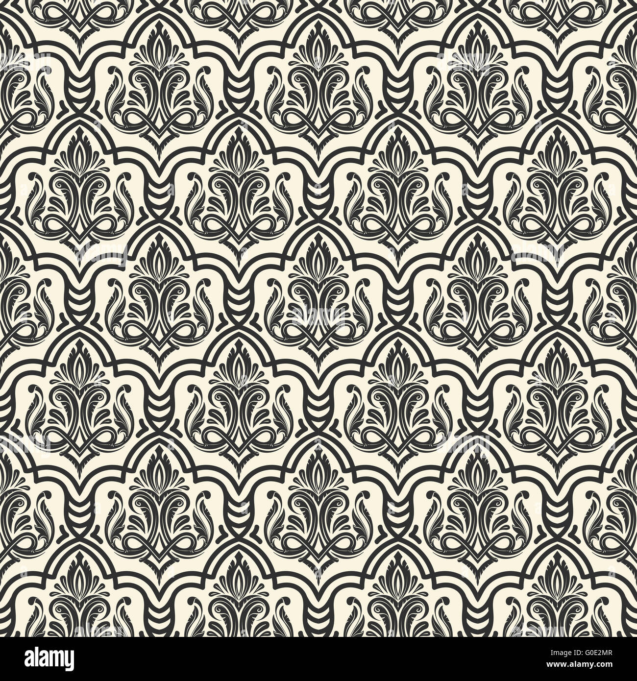 vintage seamless pattern 2 Stock Photo - Alamy