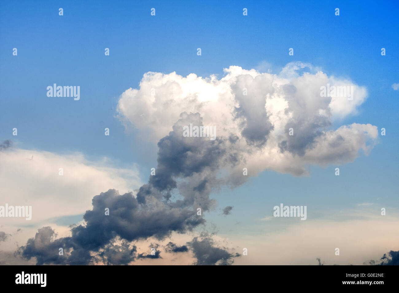 Strangely shaped cloud Stock Photo - Alamy