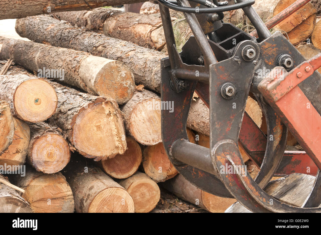 Machine logs hi-res stock photography and images - Alamy