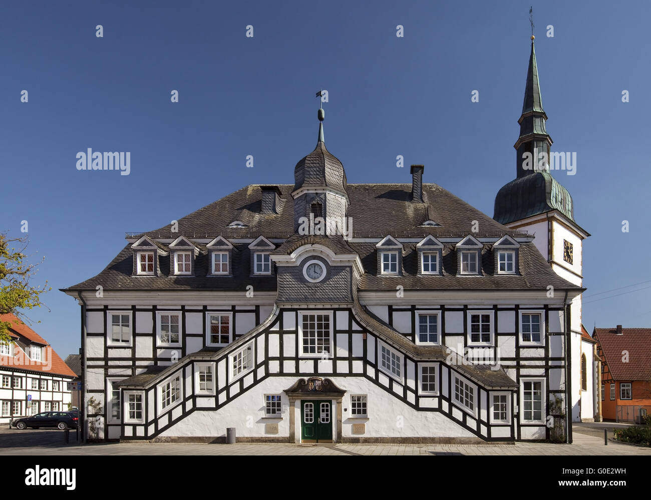 historic town hall in Rietberg, Germany Stock Photo - Alamy