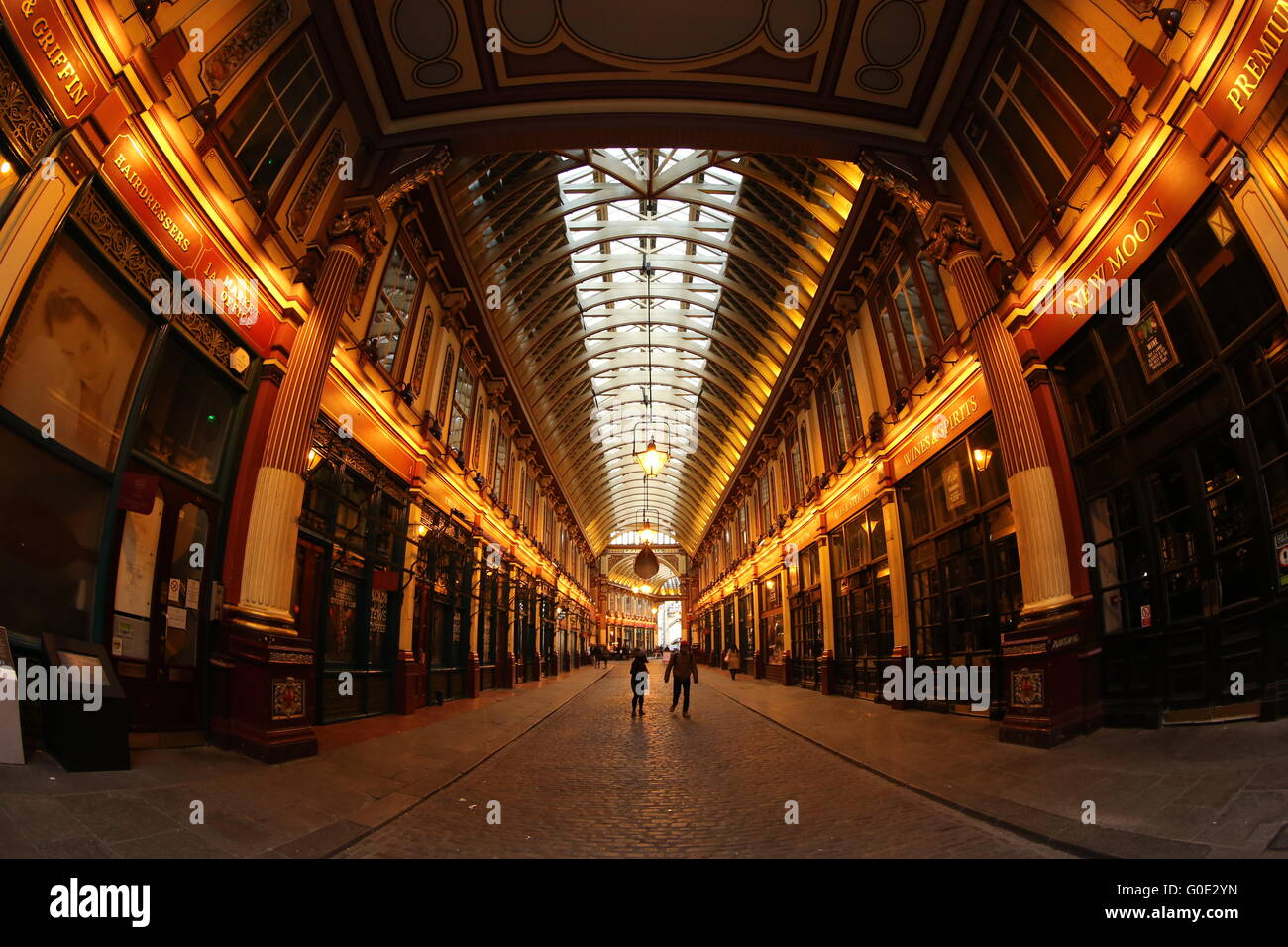 City of London Fisheye Stock Photo - Alamy