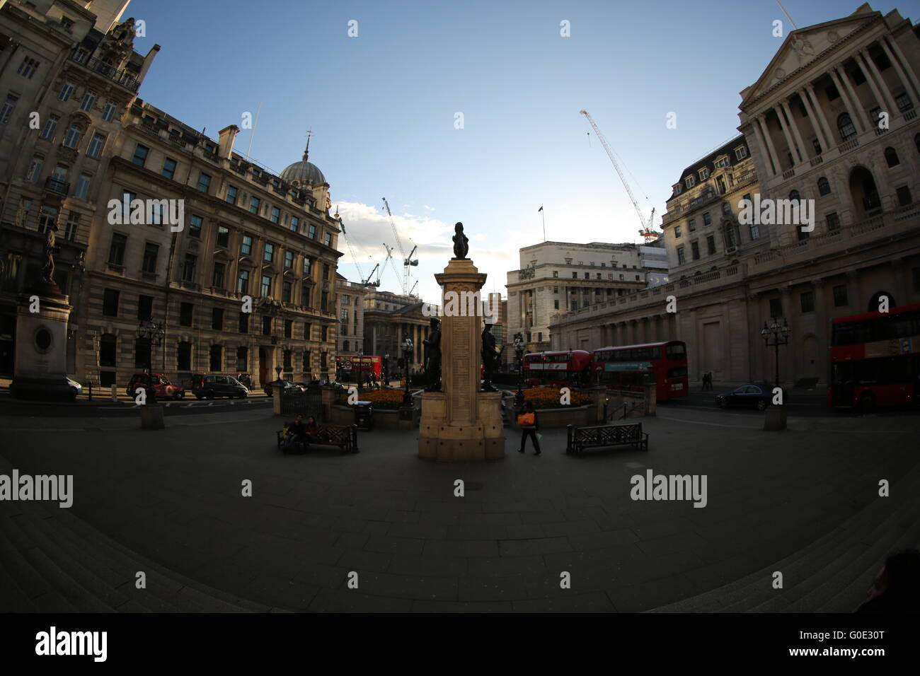 City of London Fisheye Stock Photo - Alamy