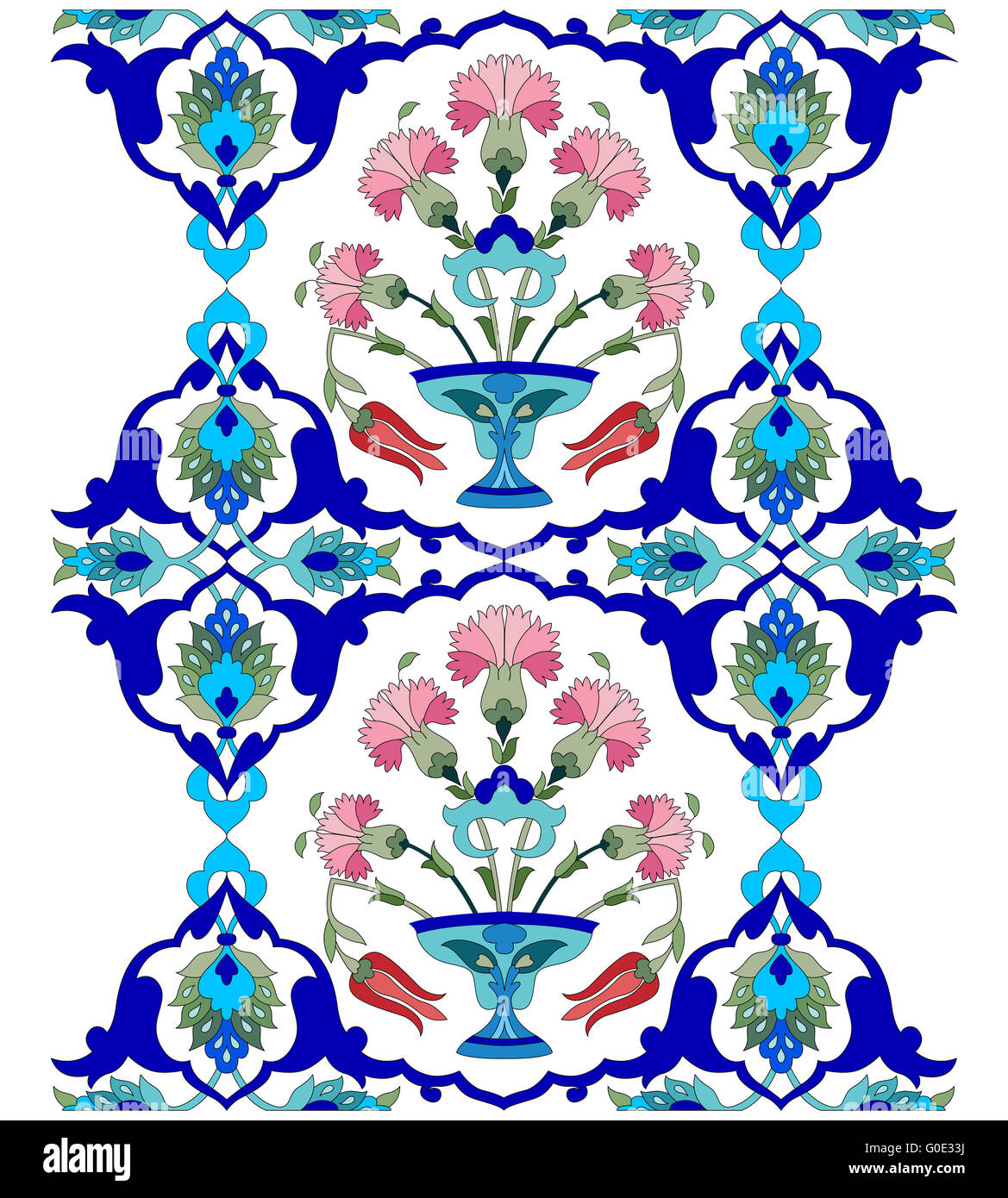 artistic ottoman pattern series seventy one version Stock Photo - Alamy