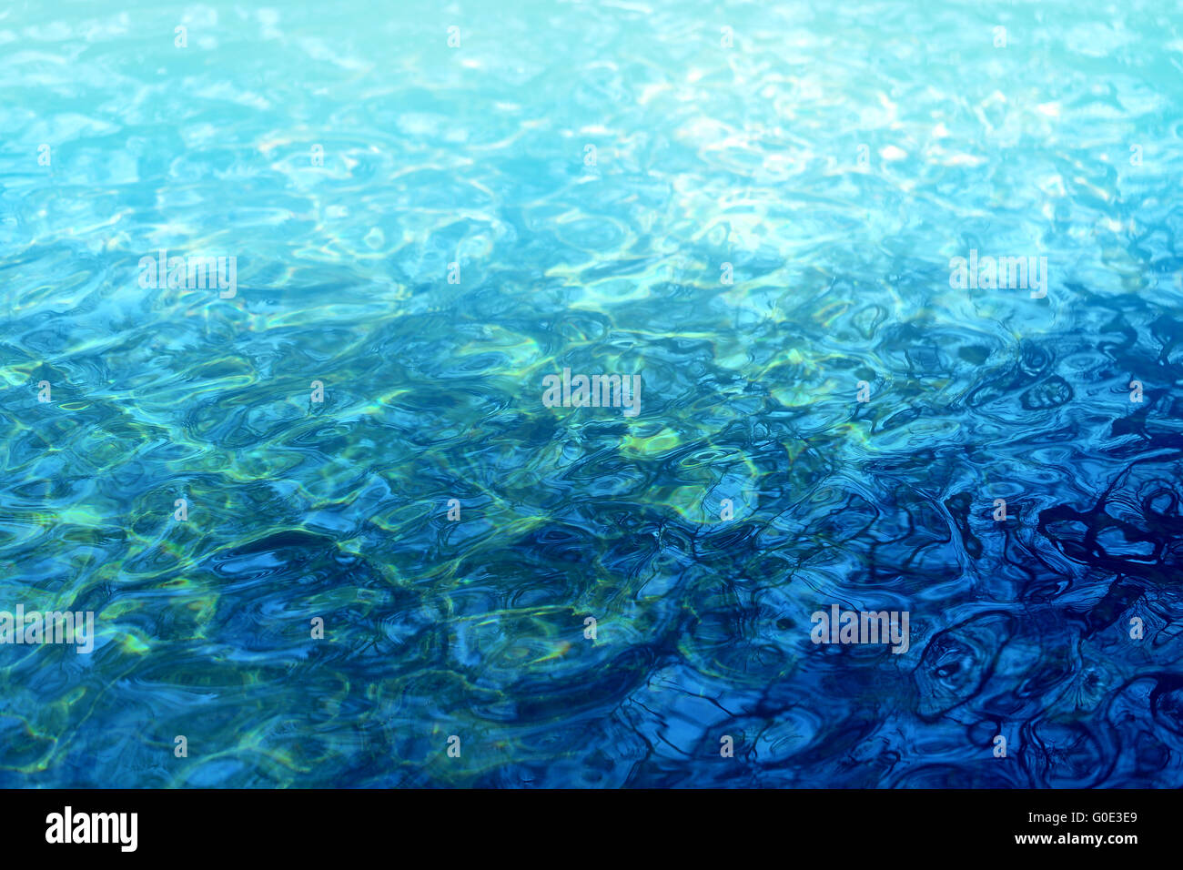 Photo Beautiful blue clear nature spring water Stock Photo - Alamy