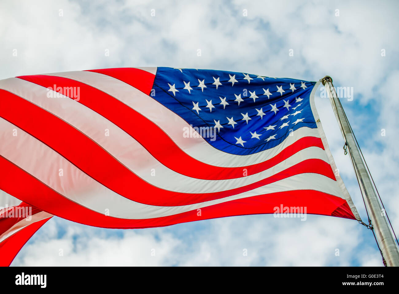 red white and blue american flag Stock Photo - Alamy