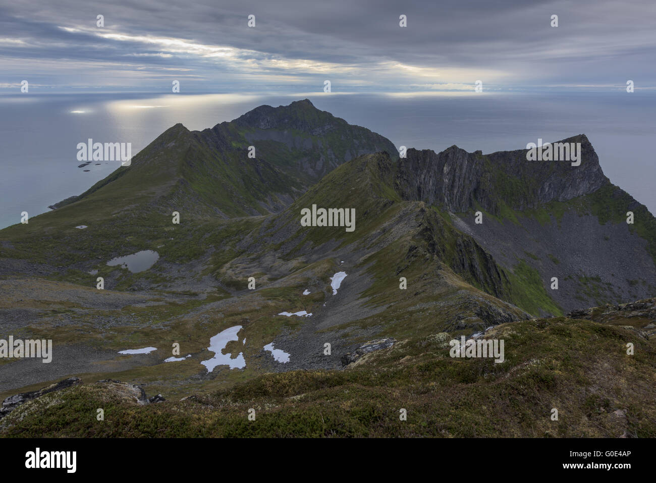 mountain landscape, Senja, Norway Stock Photo - Alamy