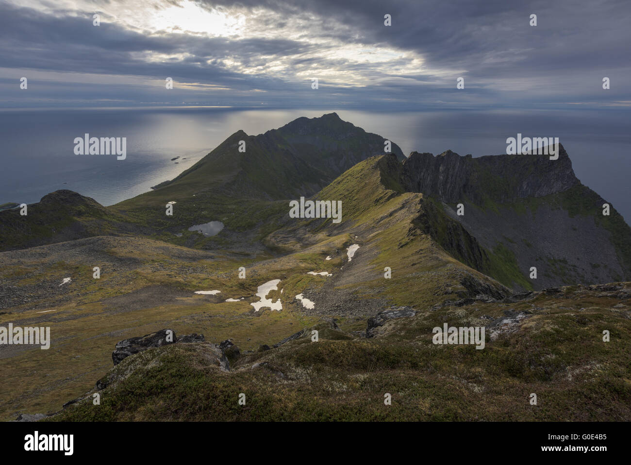 mountain landscape, Senja, Norway Stock Photo - Alamy