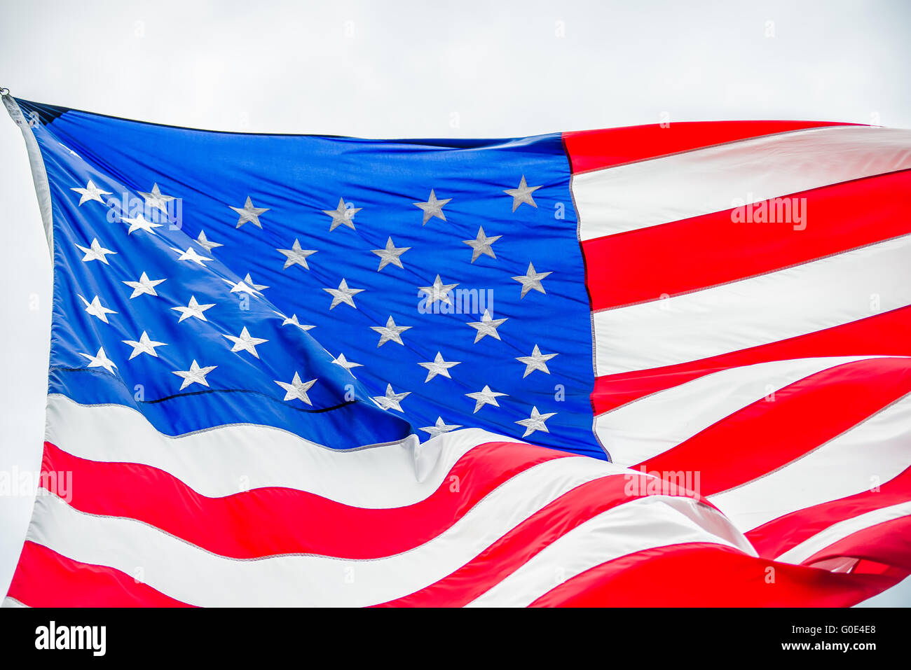 red white and blue american flag Stock Photo - Alamy
