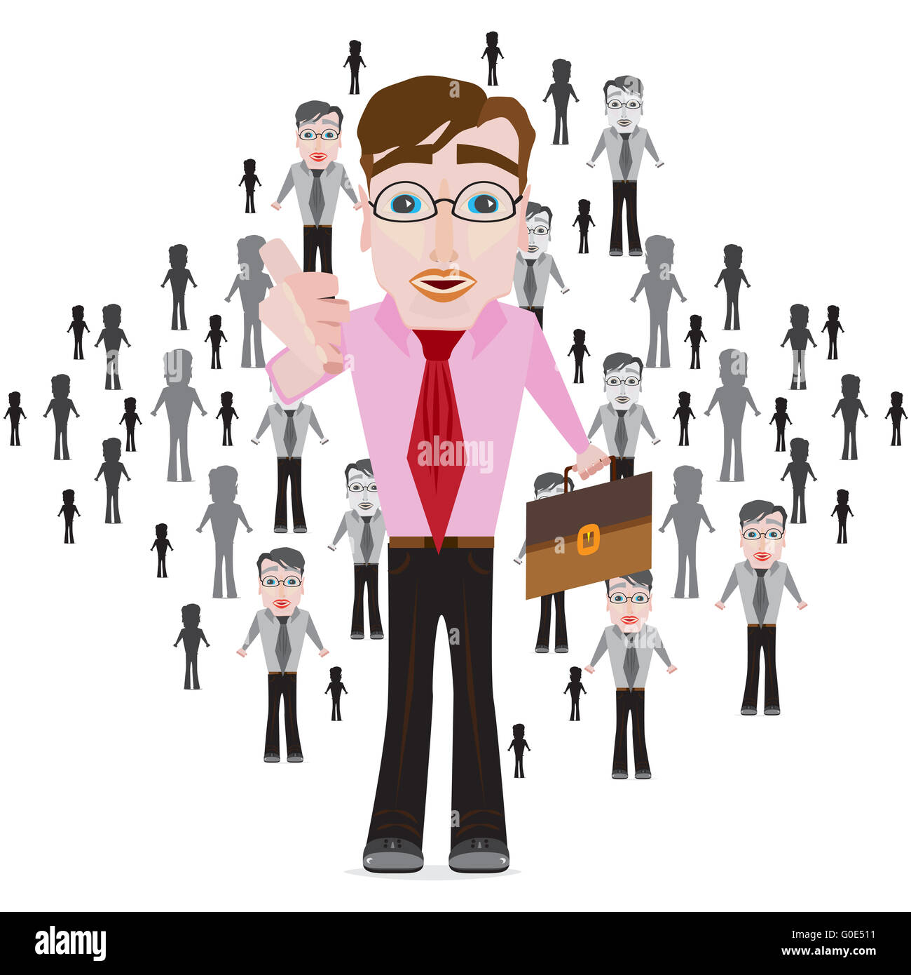 Leader office Cut Out Stock Images & Pictures - Alamy