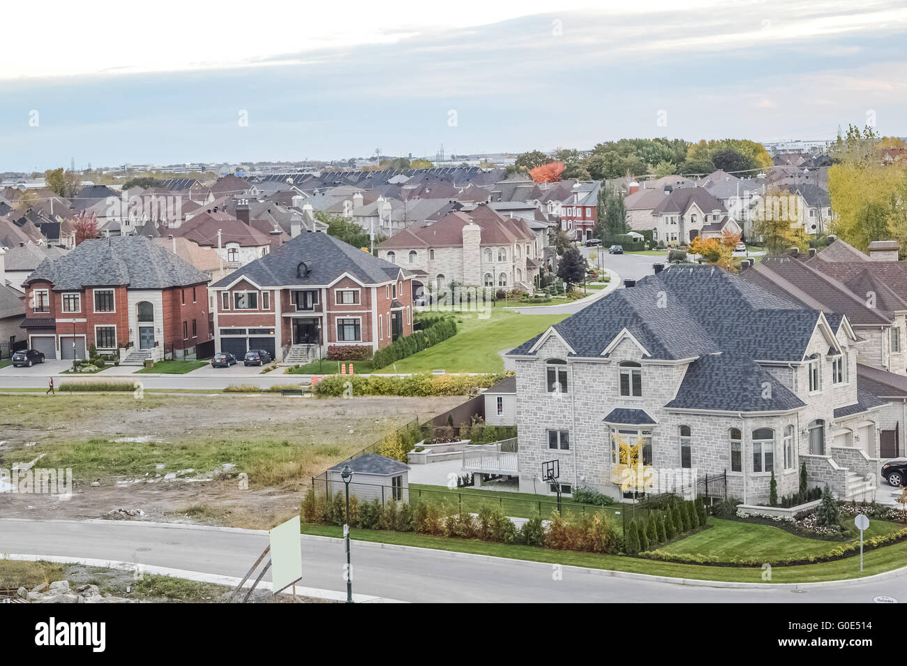 Living homes in Canada Stock Photo - Alamy