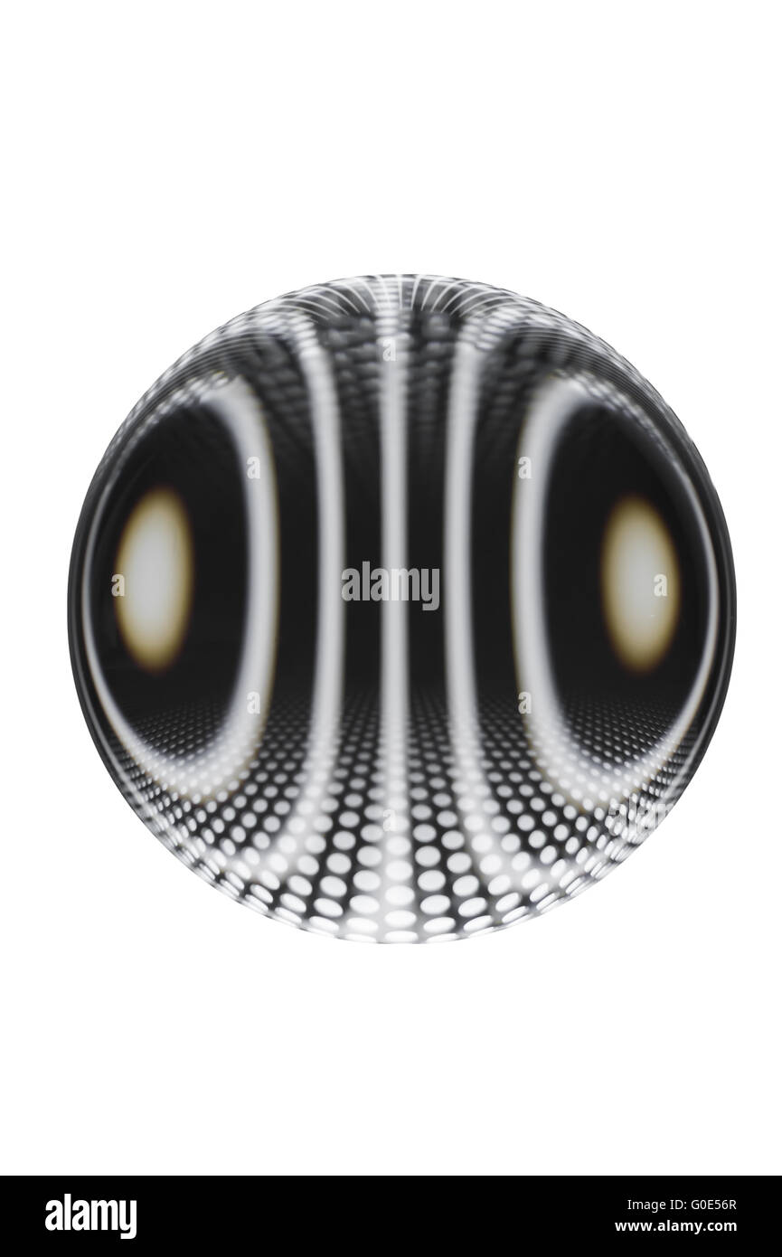 Realistic glass ball shining Cut Out Stock Images & Pictures - Alamy