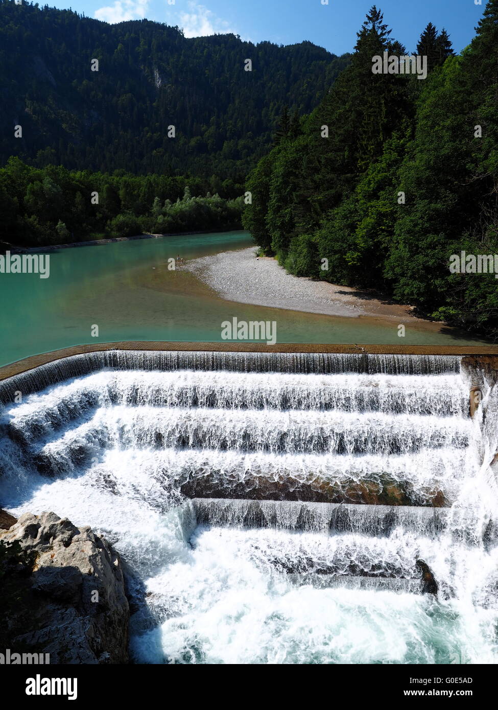 waterfall in bavaria Stock Photo - Alamy
