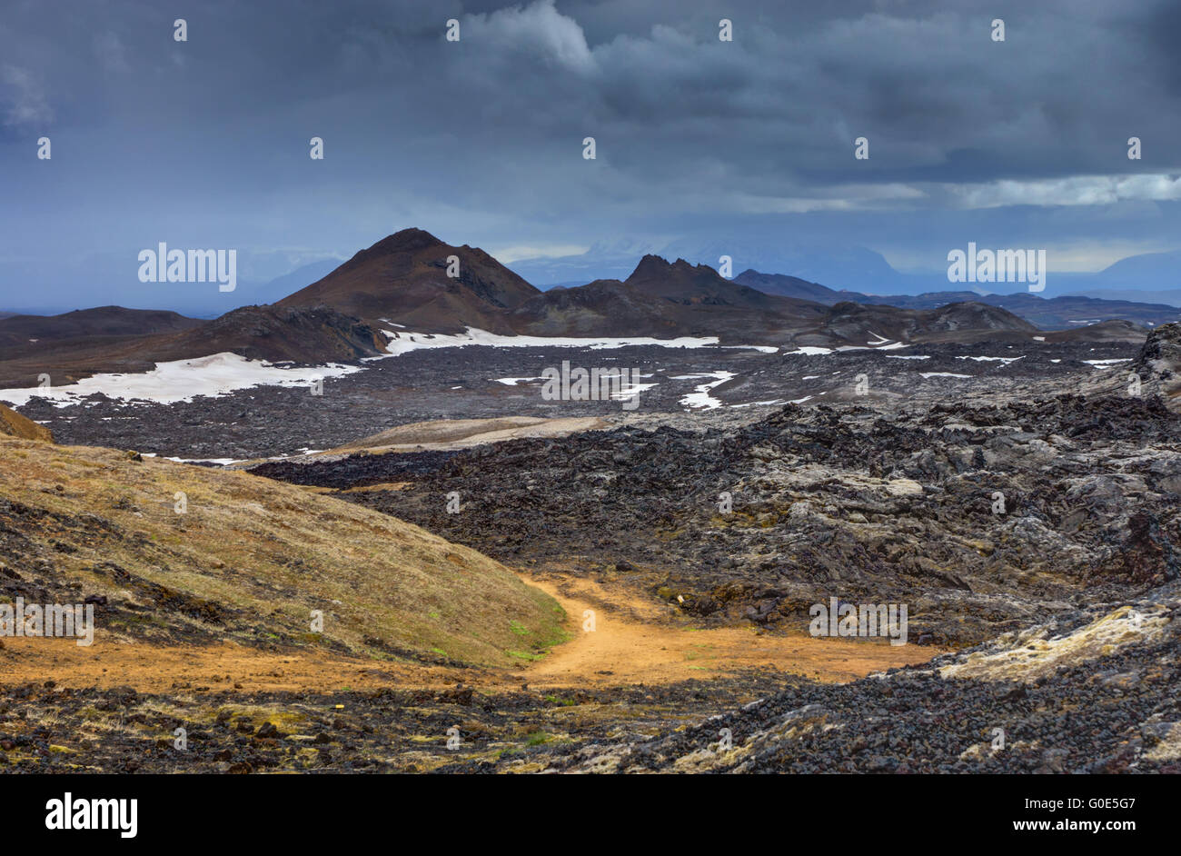 Volcanic landscape around mount hi-res stock photography and images - Alamy