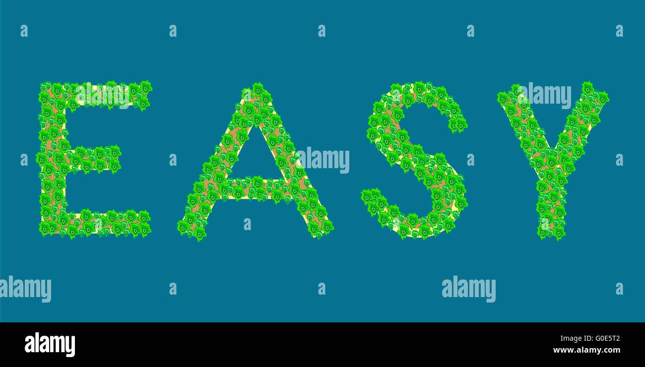 easy text tropical island Stock Photo - Alamy