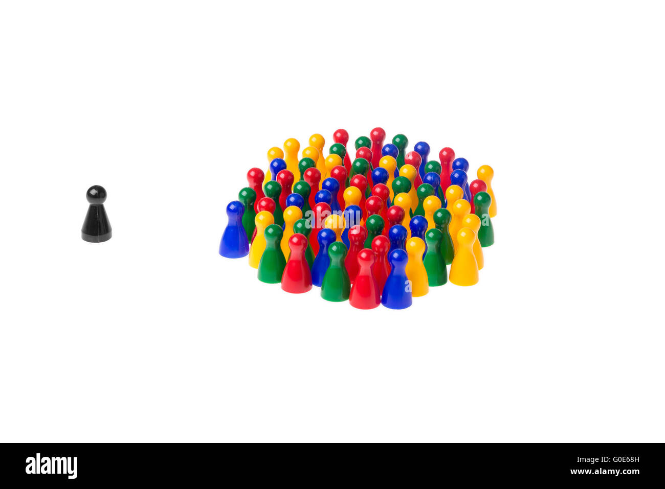 Playing a game alone Cut Out Stock Images & Pictures - Alamy