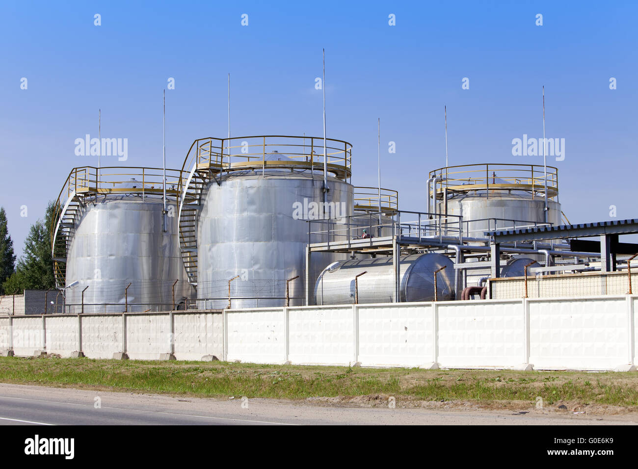 The chemical factory. Russia Stock Photo - Alamy