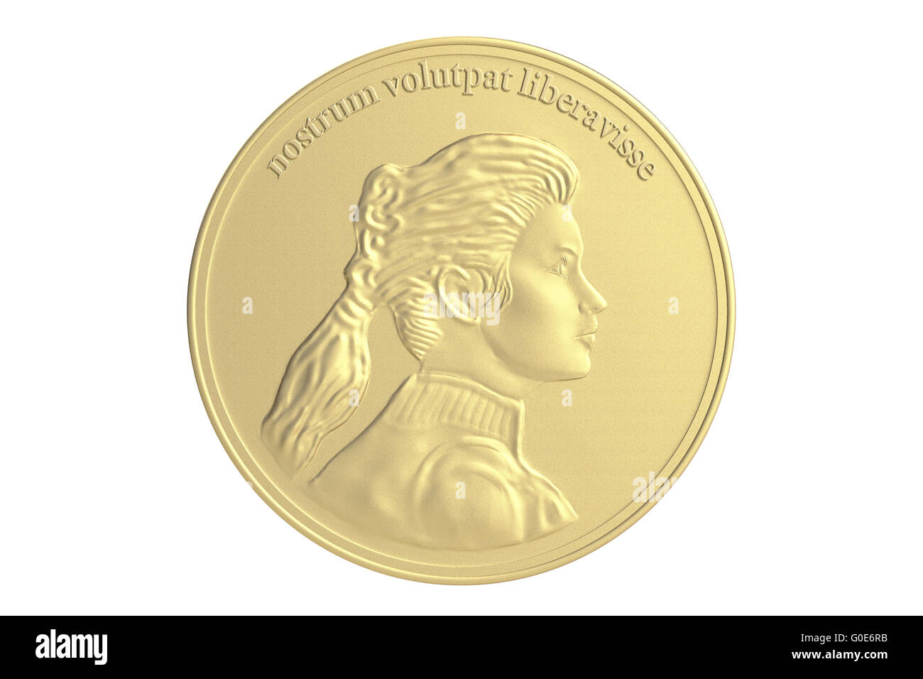 Gold Coin, Medal Stock Photo - Alamy