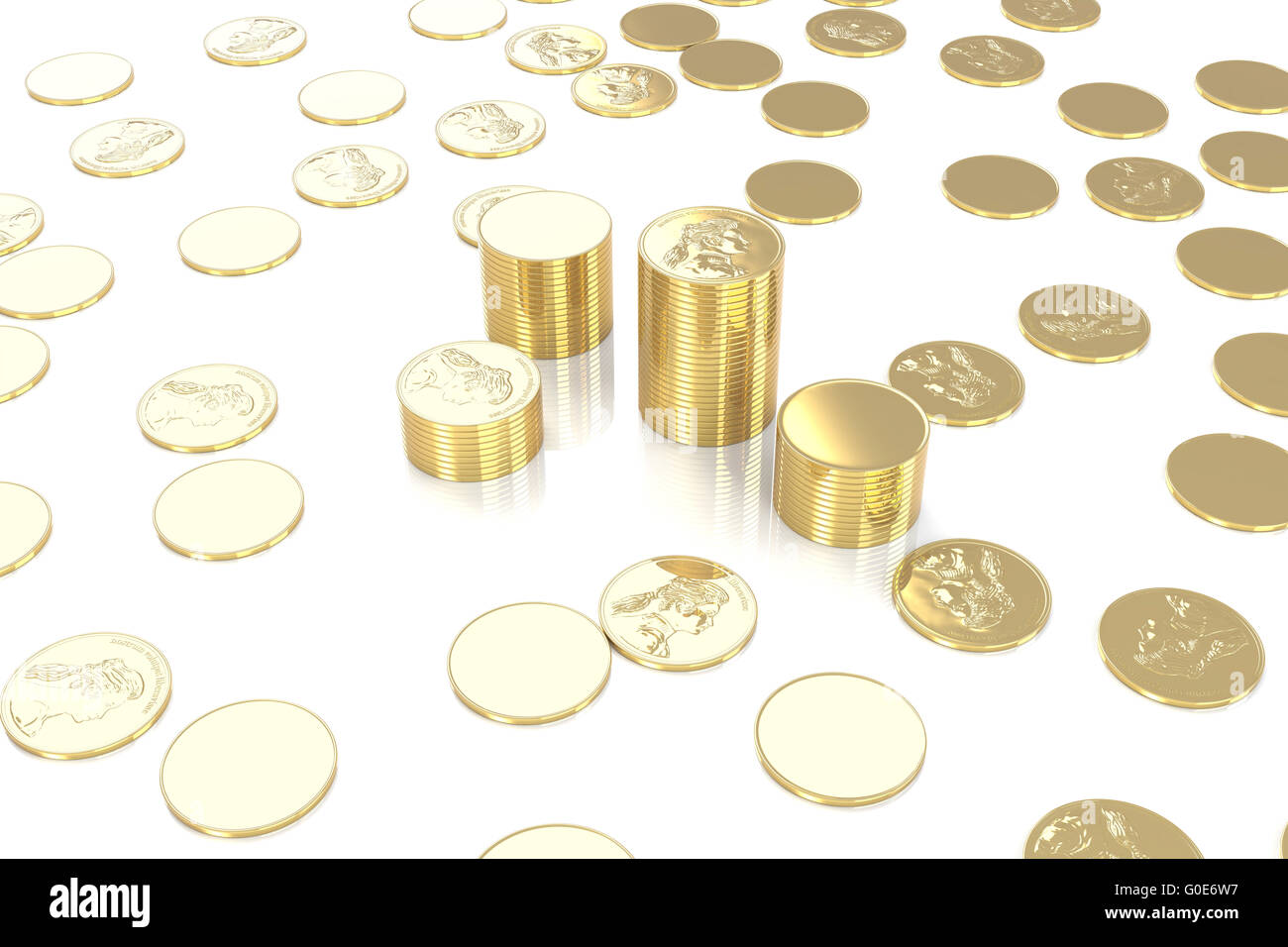 Gold Coin, Money Stock Photo - Alamy