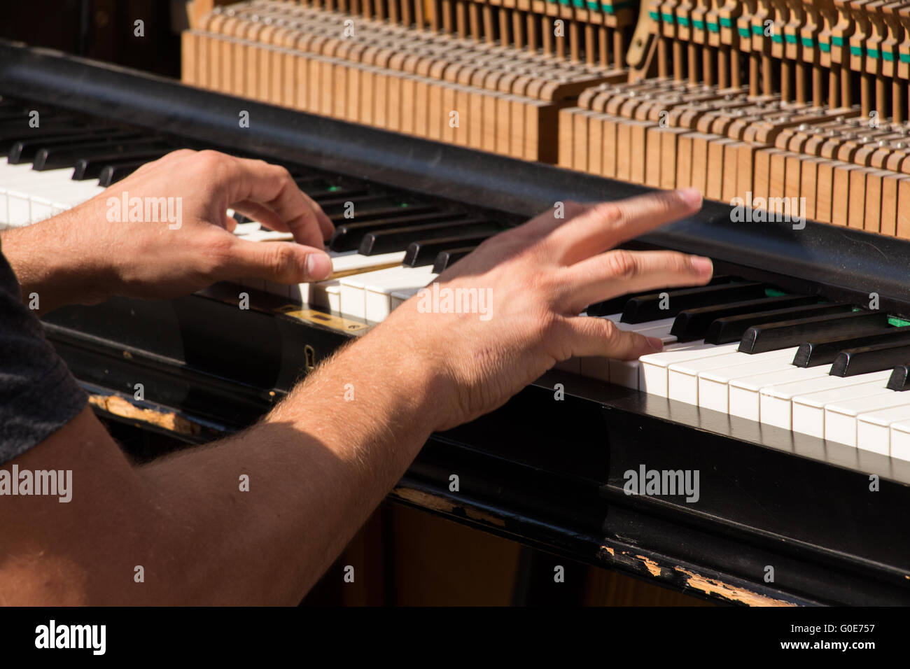 Piano player hi-res stock photography and images - Alamy