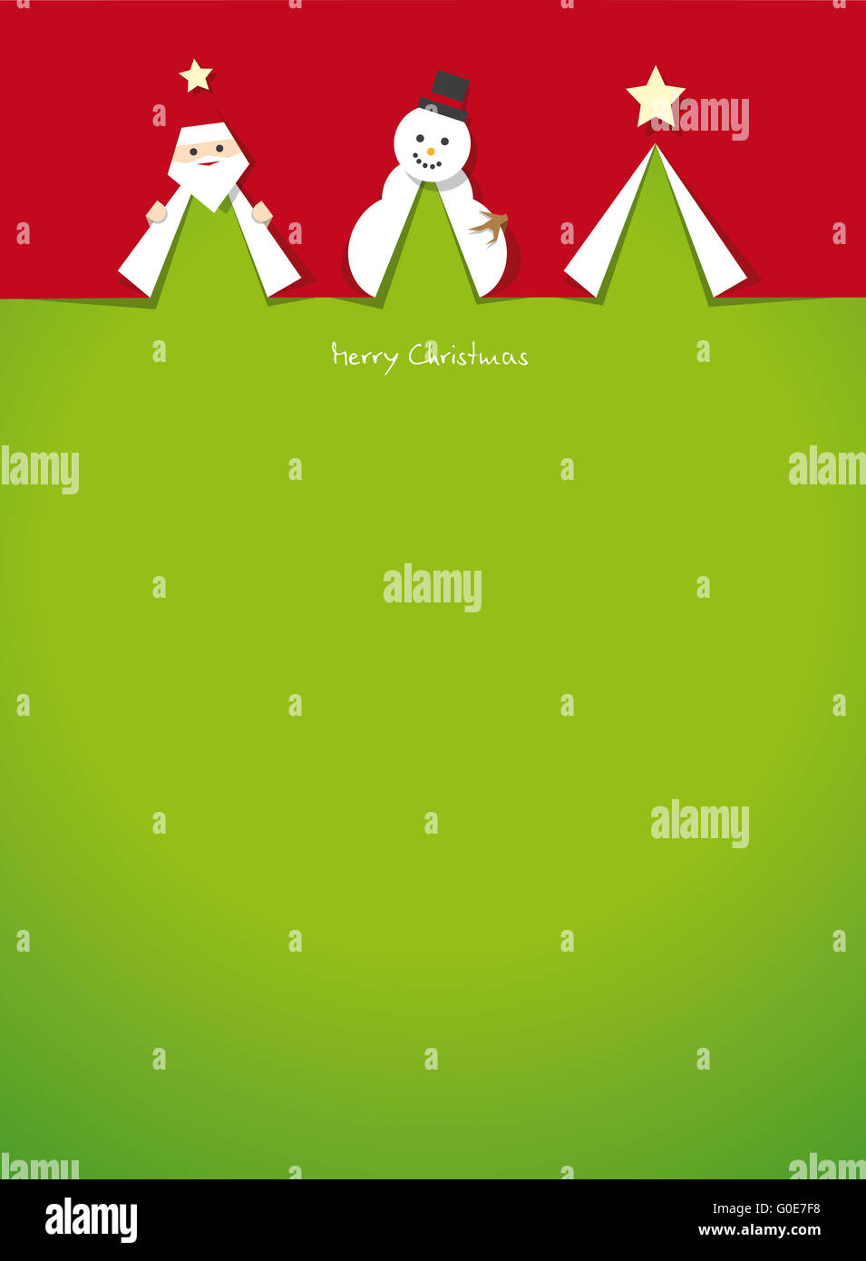 christmas cards cut outs vector Stock Photo - Alamy