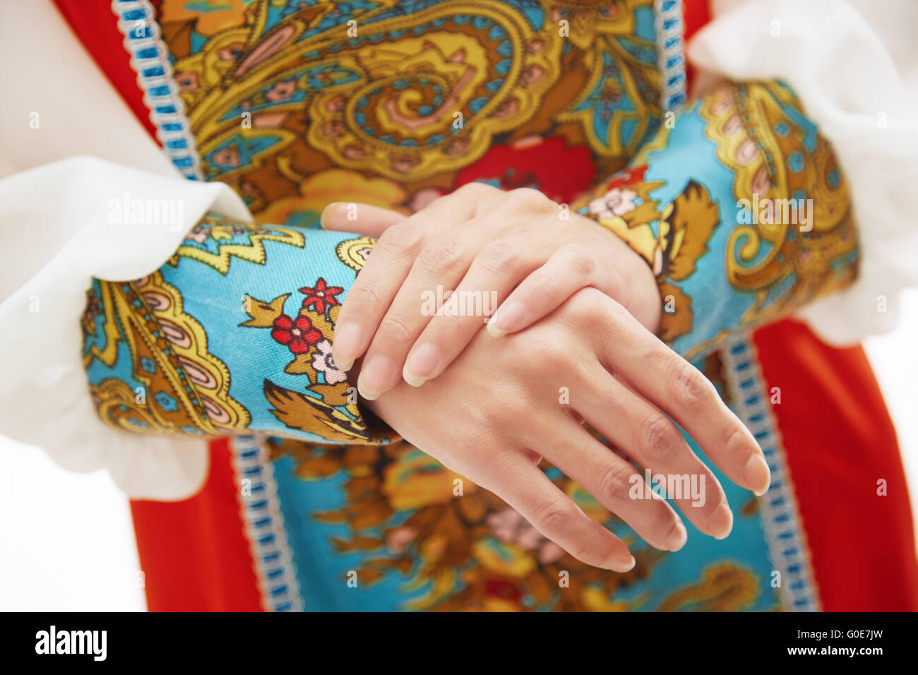 Russian national costume Stock Photo - Alamy