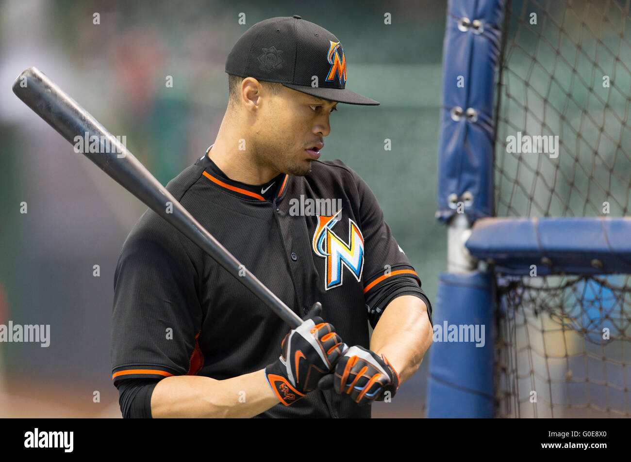 Giancarlo stanton marlins hi-res stock photography and images - Alamy