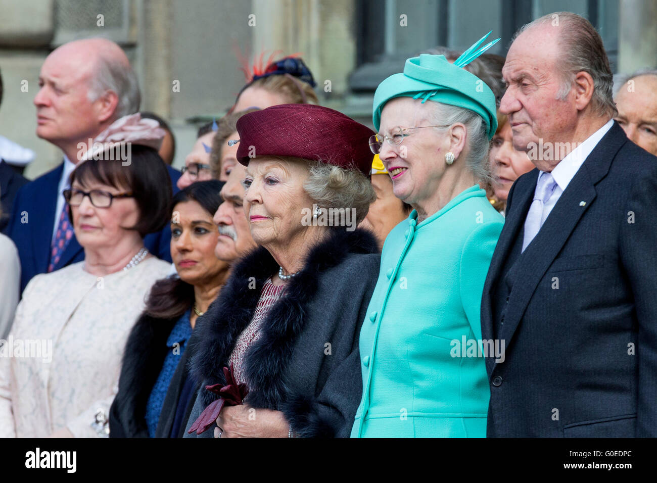 (L-R) Princess Beatrix of The Netherlands, Queen Margrethe II. of ...