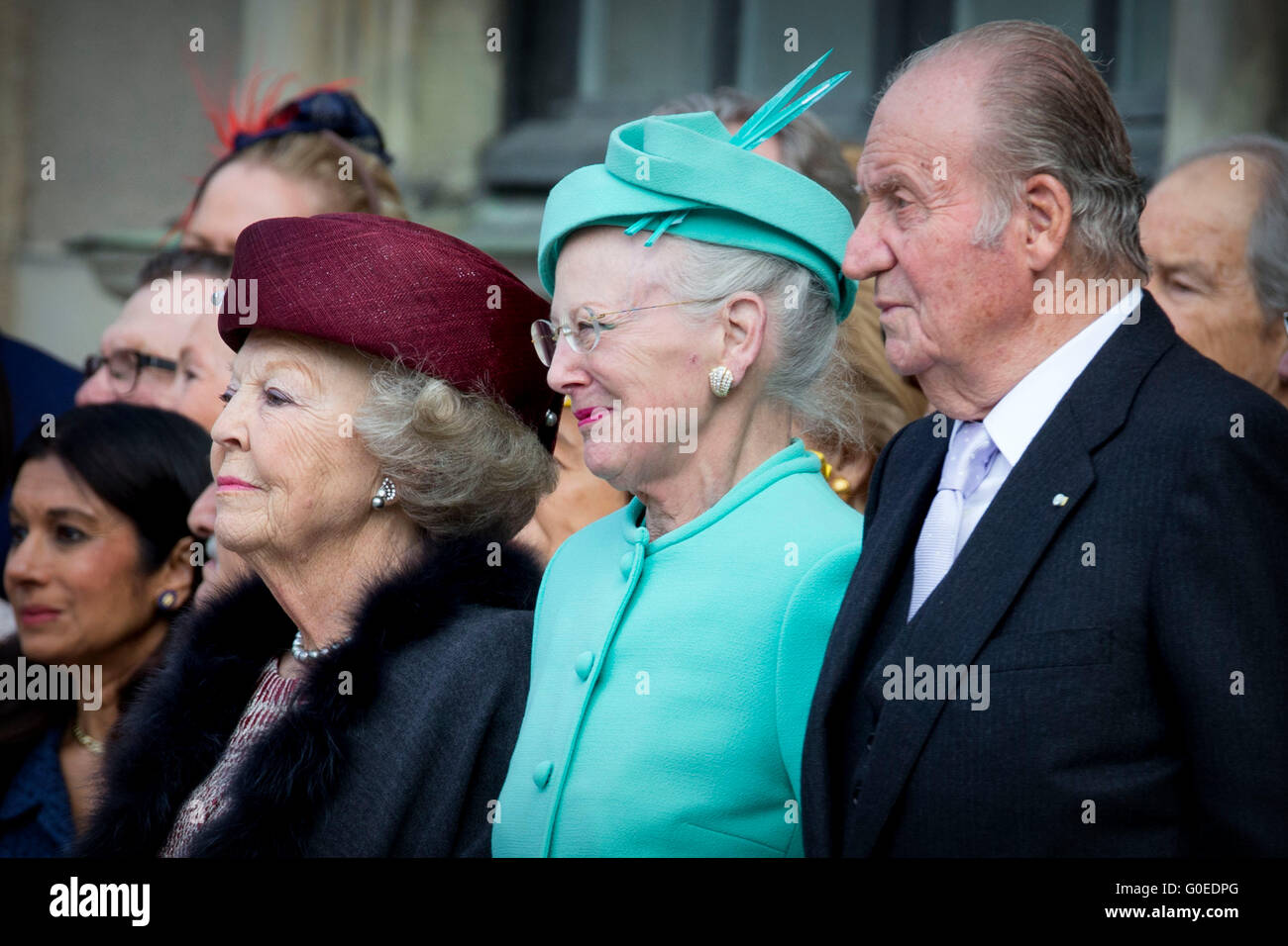 (L-R) Princess Beatrix of The Netherlands, Queen Margrethe II. of ...