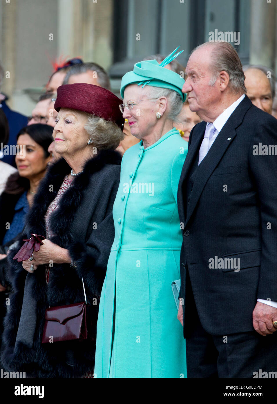 (L-R) Princess Beatrix of The Netherlands, Queen Margrethe II. of ...
