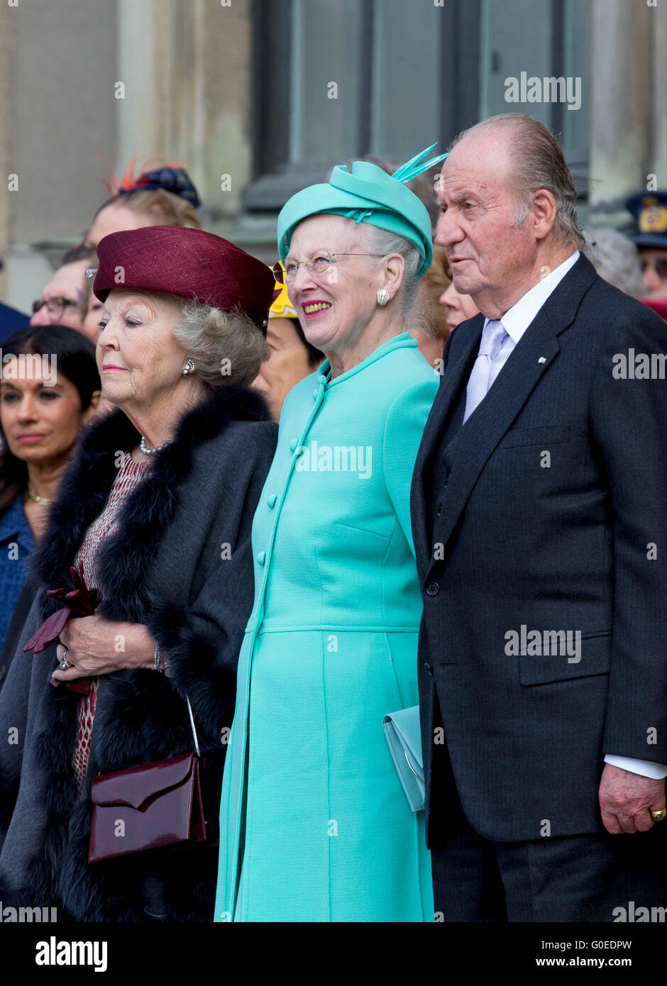 (L-R) Princess Beatrix of The Netherlands, Queen Margrethe II. of ...