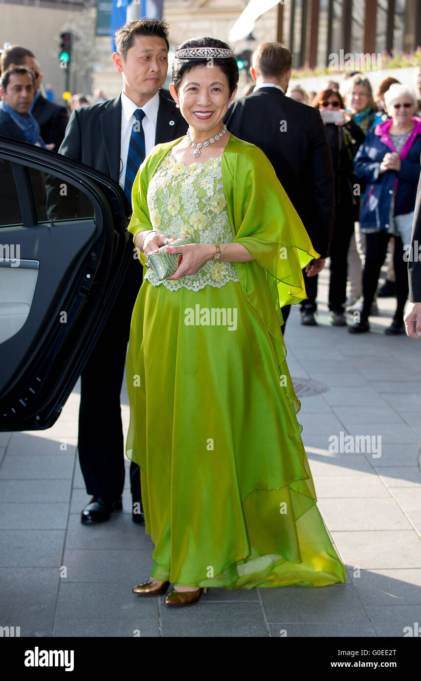 Stockholm, Sweden. 30th Apr, 2016. Princess Hisako Takamado of Japan ...
