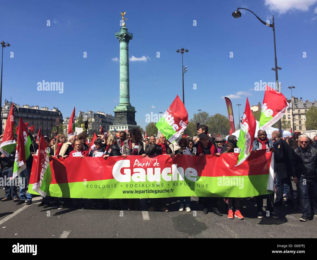 Labour day parade hi-res stock photography and images - Alamy