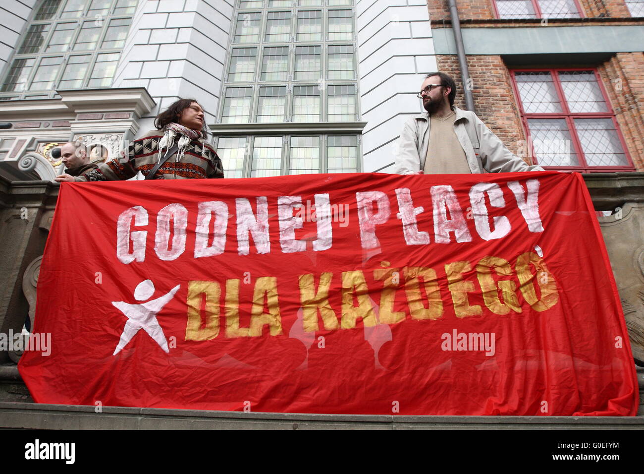Gdansk, Poland 1st, May 2016 The RAZEM (Together) political party rally ...