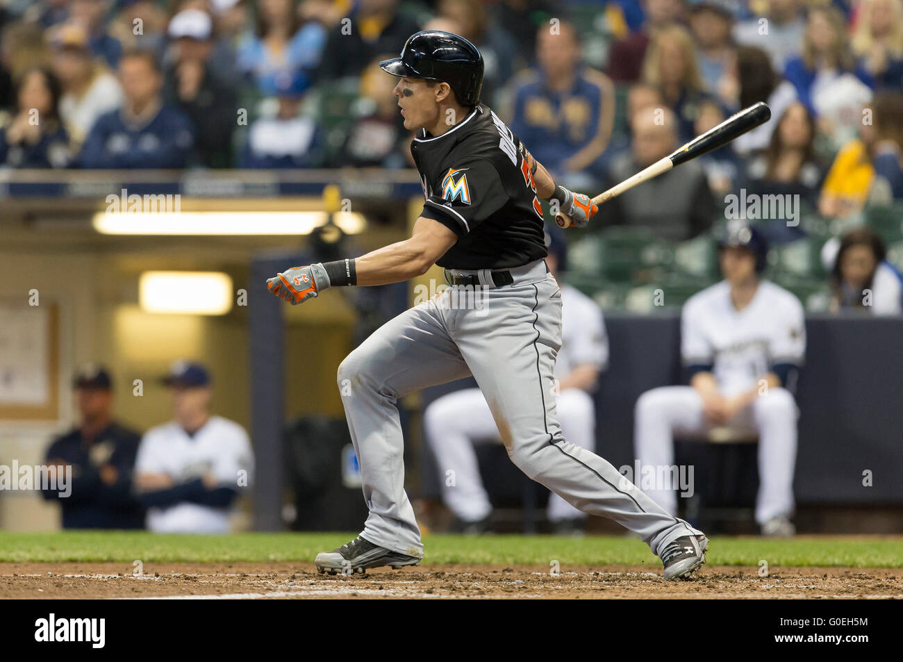 Miami marlins derek dietrich hi-res stock photography and images - Alamy
