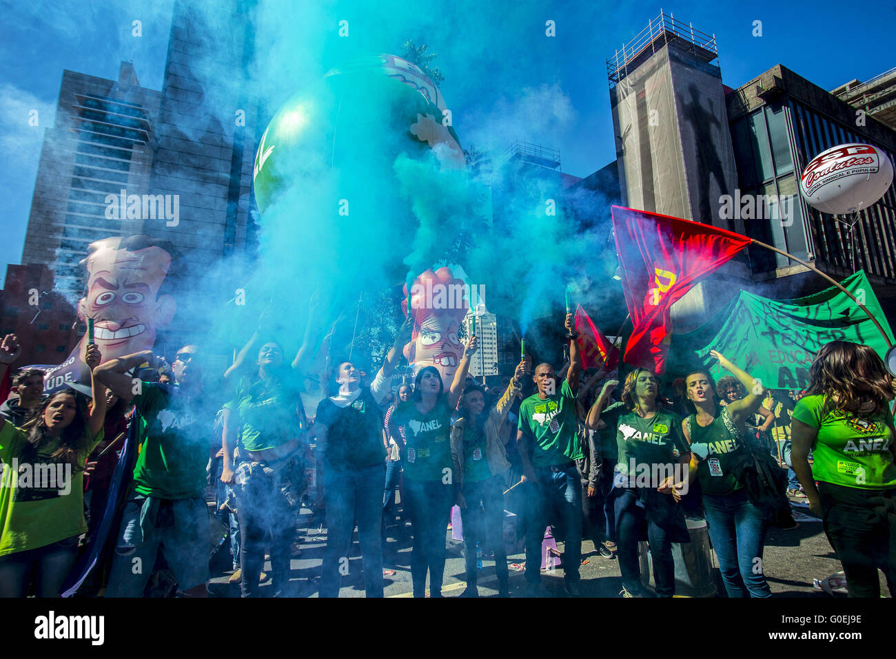 May 1, 2016 - SÃƒO PAULO, SP, 01.05.2016:LABOR DAY: Manifestations of ...