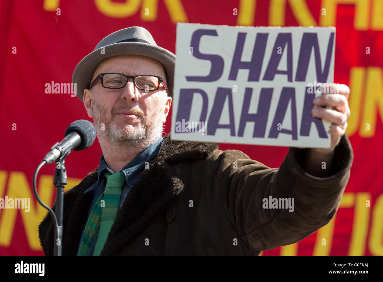 London, UK. 1 May 2016. Artist Bob and Roberta Smith, pseudonym of the ...