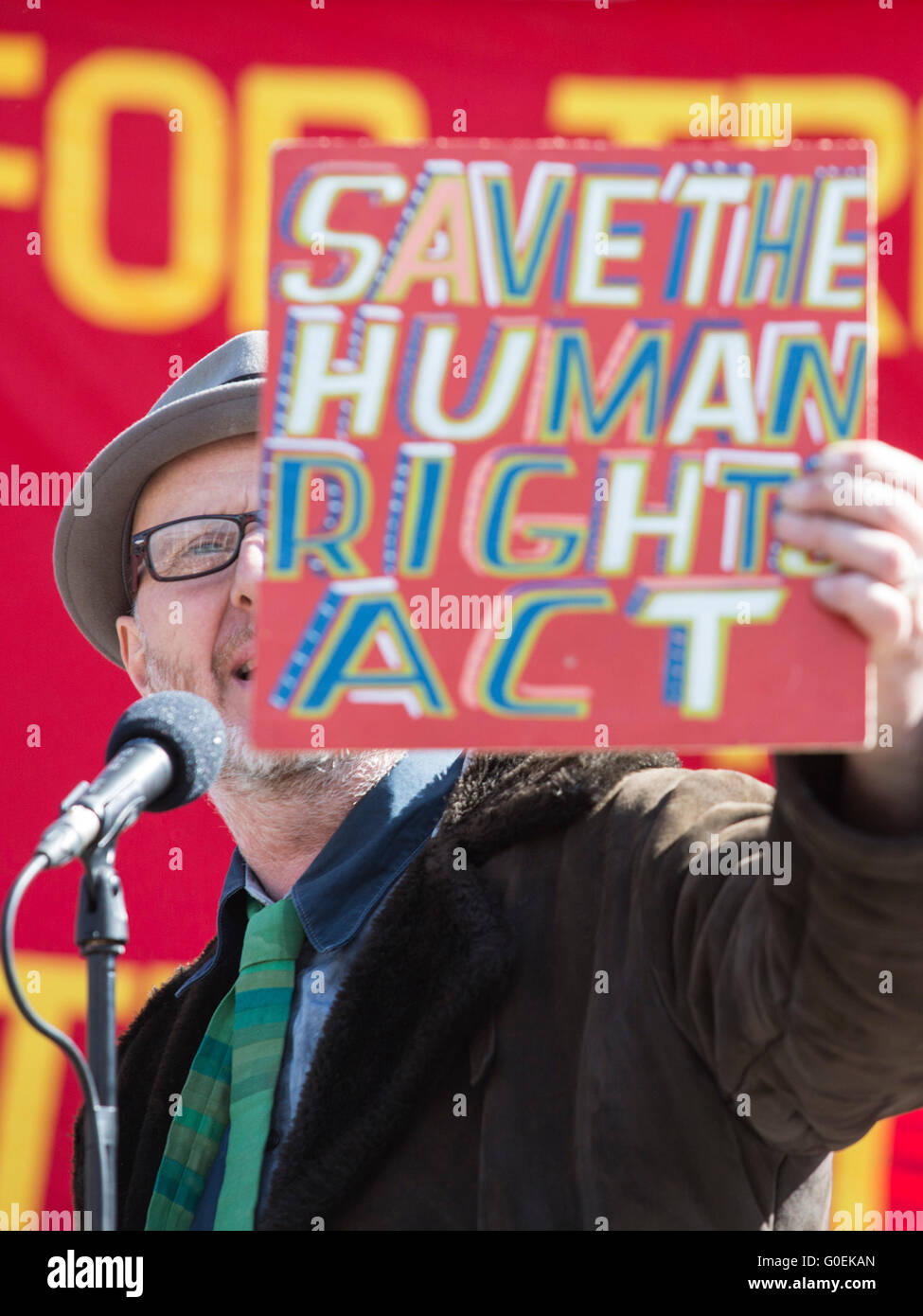 London, UK. 1 May 2016. Artist Bob and Roberta Smith, pseudonym of the ...