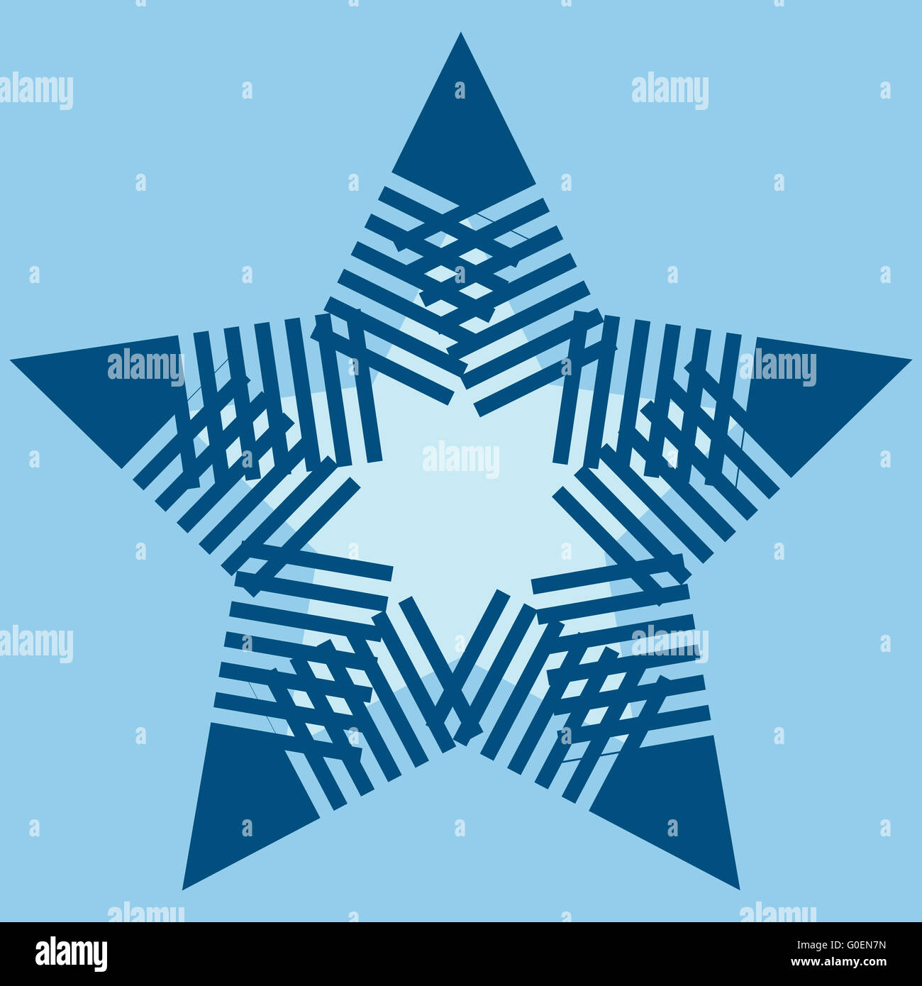 Turquoise star design hi-res stock photography and images - Alamy