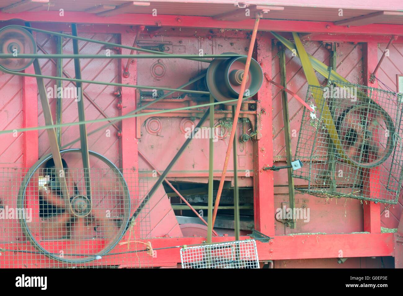 Old threshing machine hi-res stock photography and images - Alamy