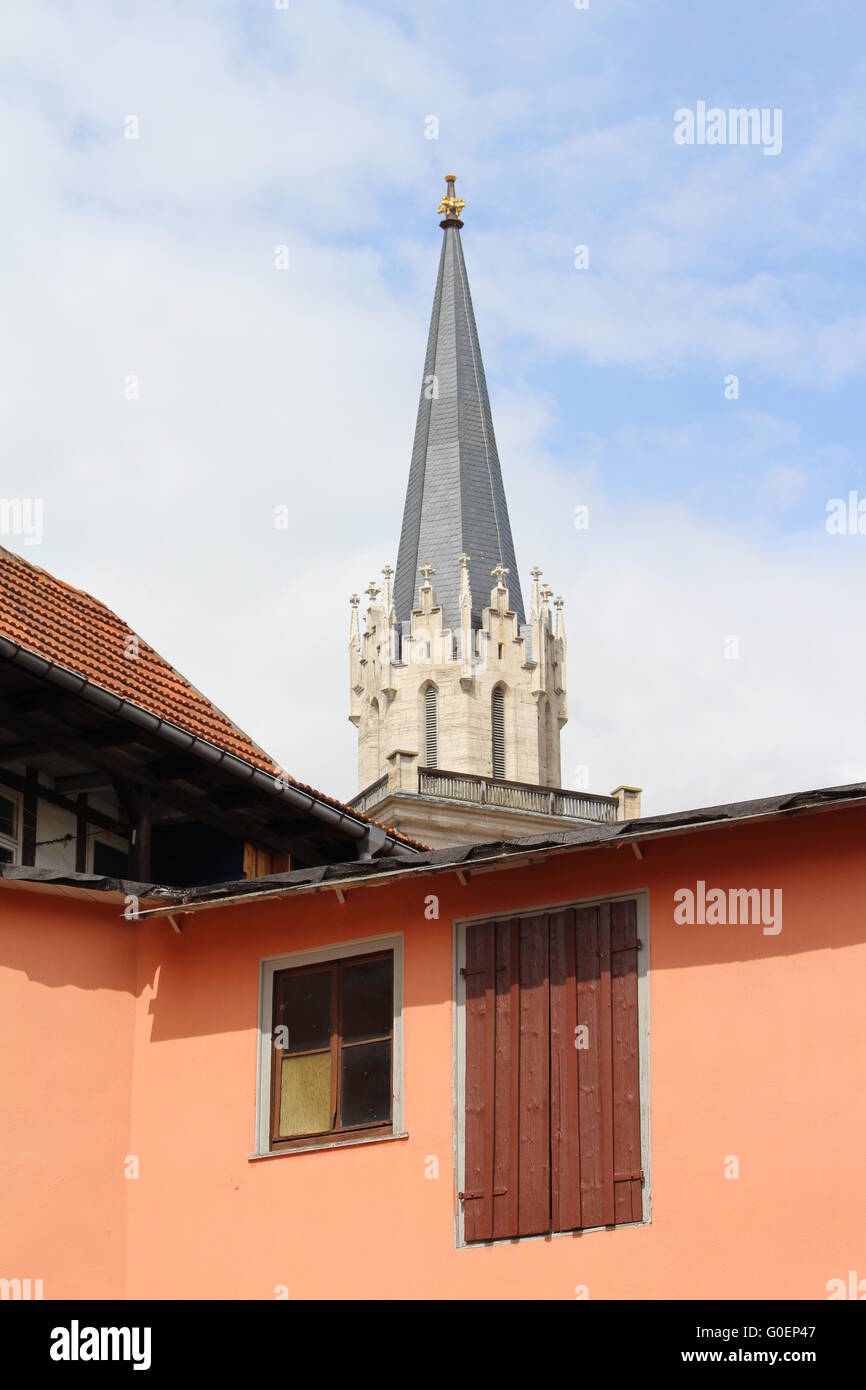 Pointed church roof top hi-res stock photography and images - Alamy