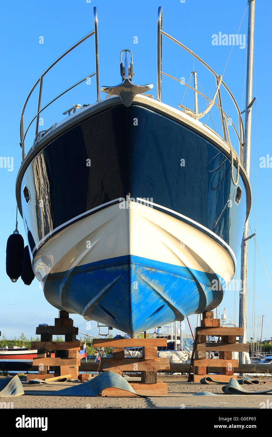 Wooden launch boat hi-res stock photography and images - Alamy