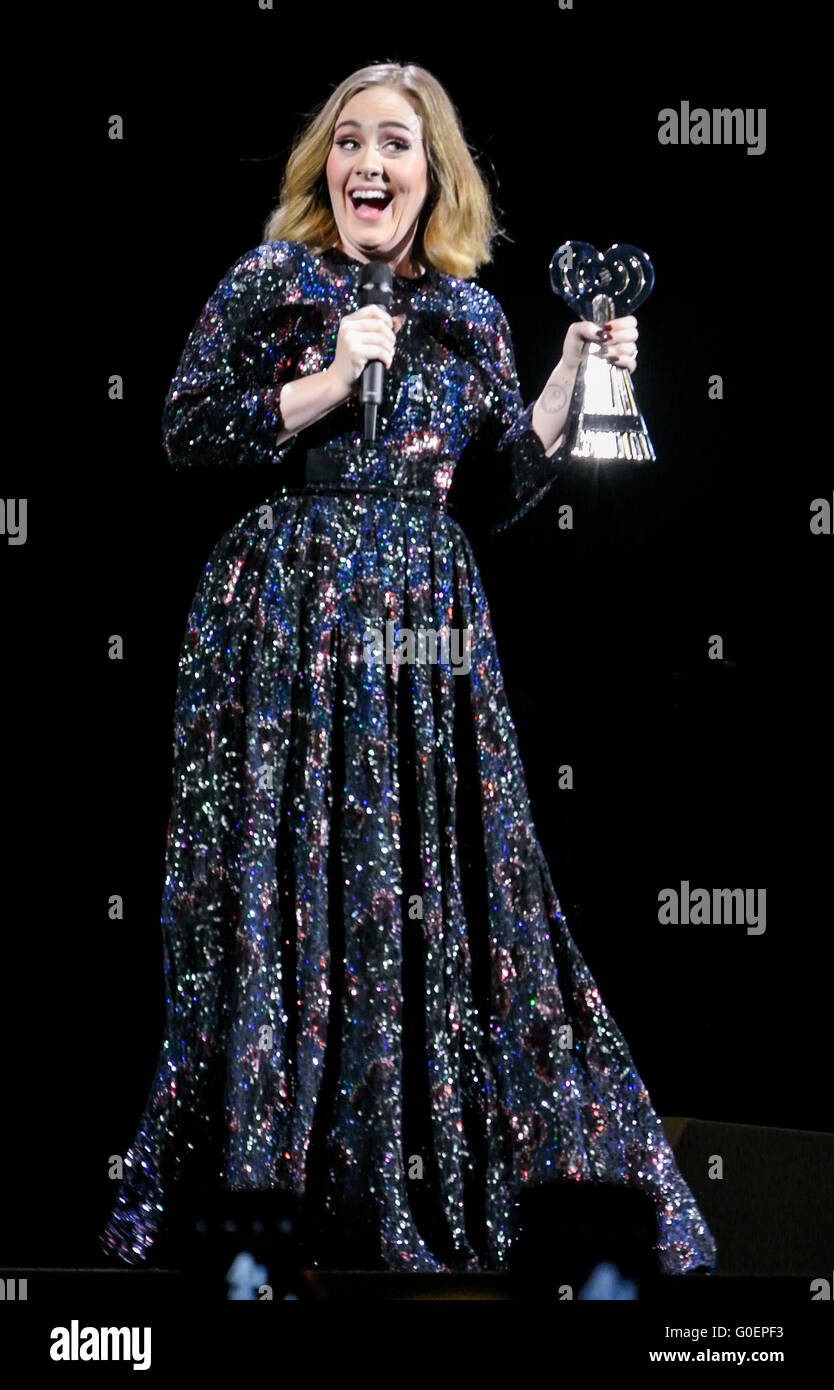 Adele performs live in Birmingham at the Genting Arena on her UK tour ...