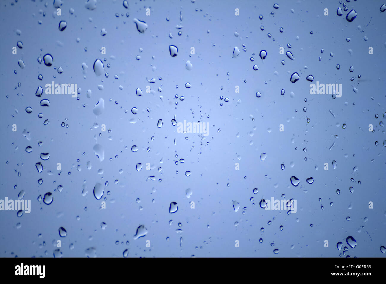 Water drops on glass Stock Photo - Alamy