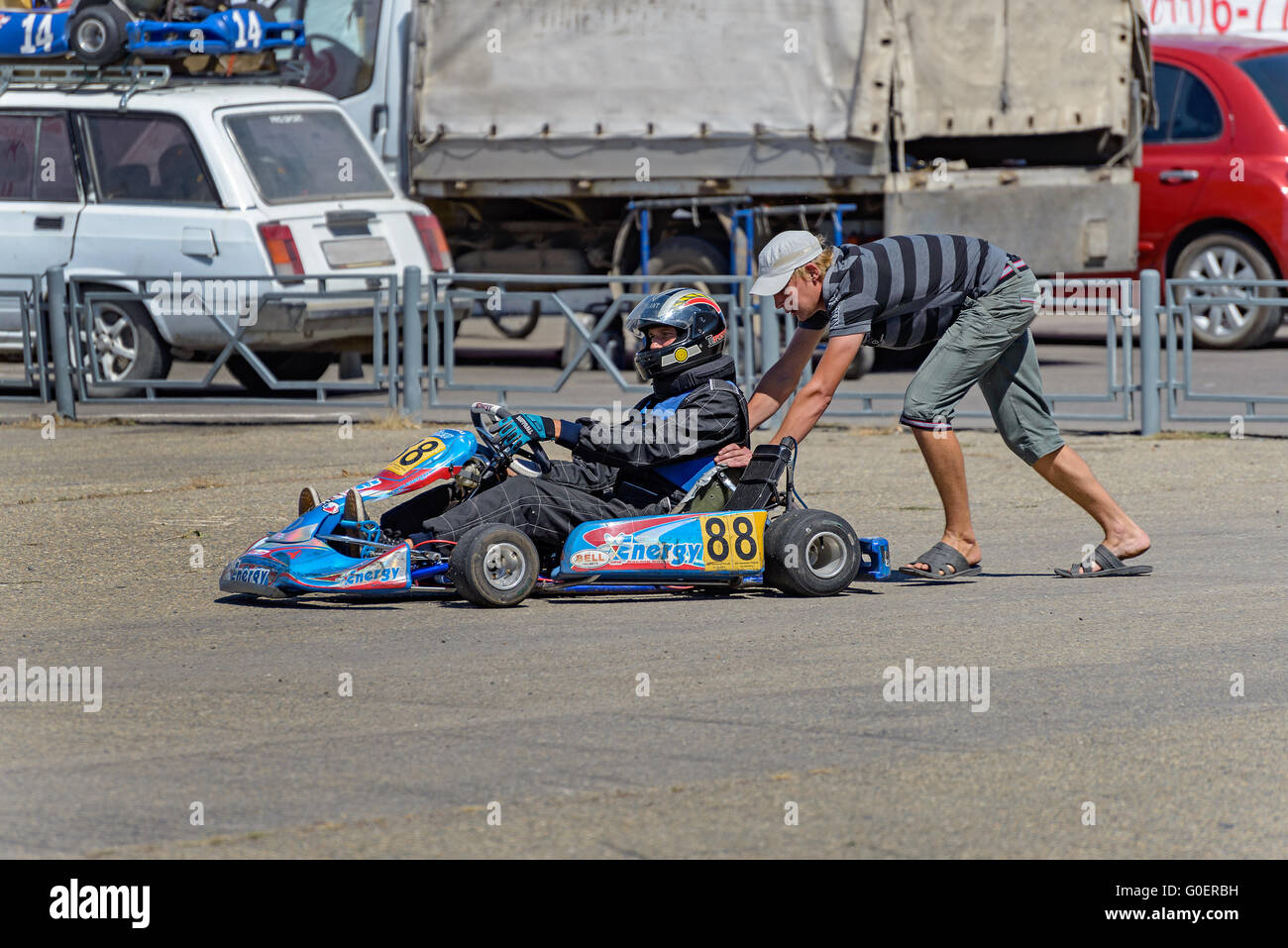 Go karting championship hi-res stock photography and images - Alamy