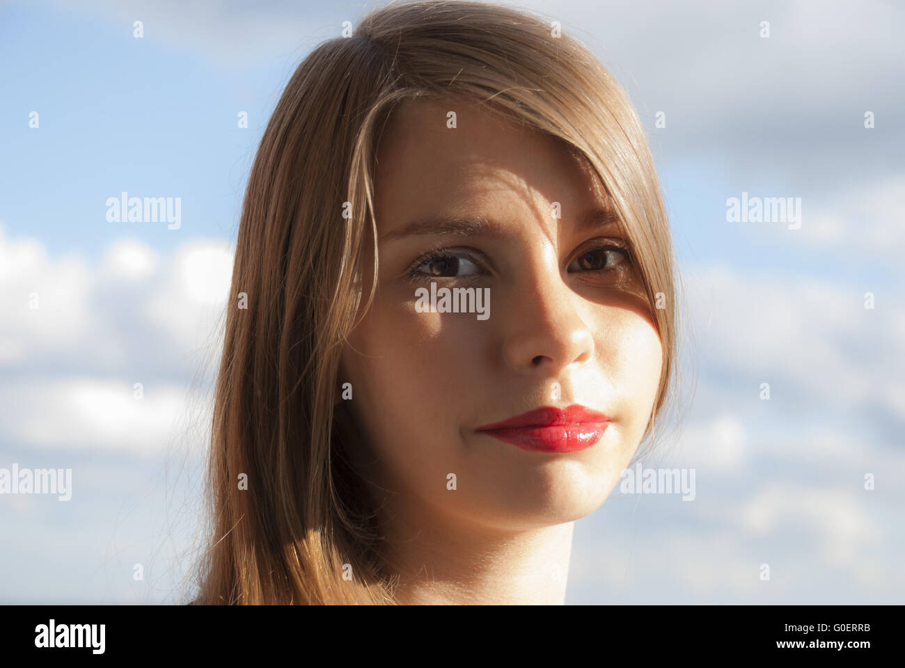 Cheekbones hi-res stock photography and images - Alamy