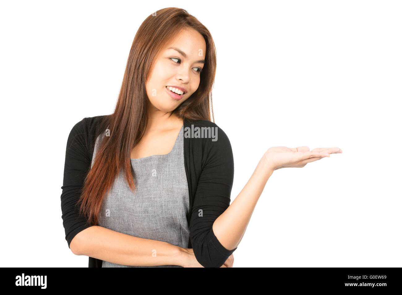 Demonstrating the product hi-res stock photography and images - Alamy