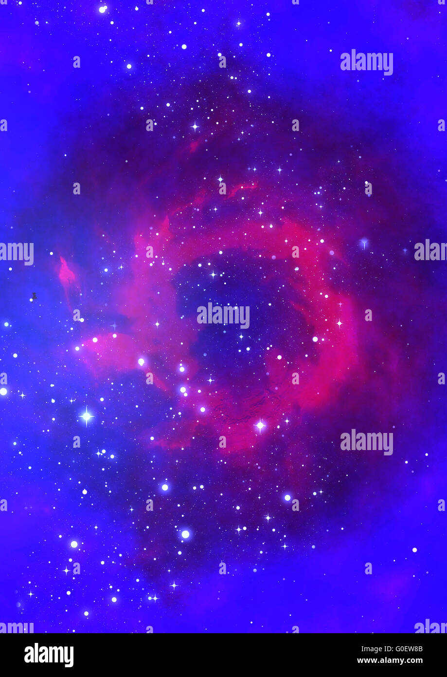 Being shone nebula Stock Photo - Alamy