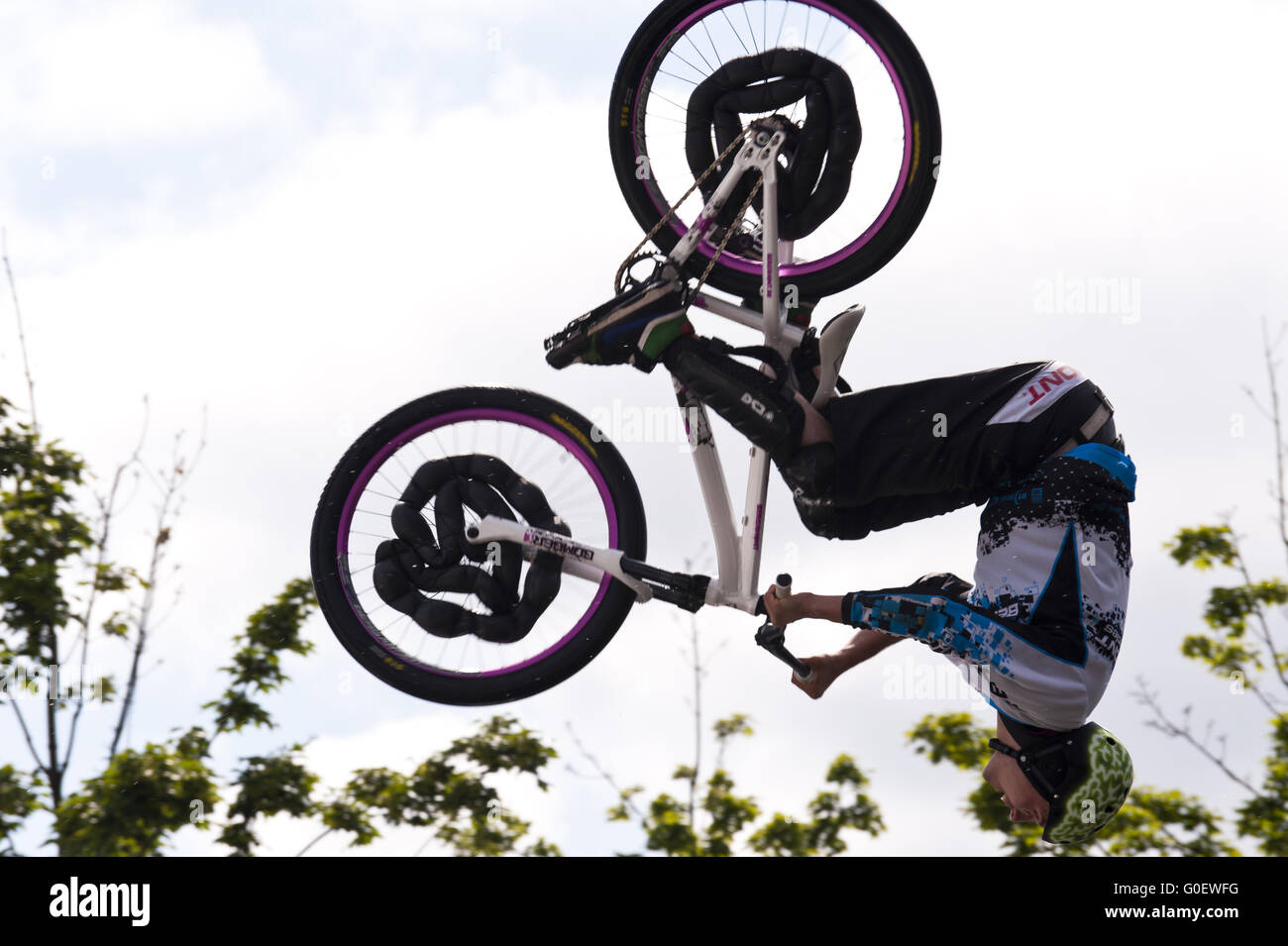 Ocean Jump World Cup on Kiel Week, Germany Stock Photo - Alamy
