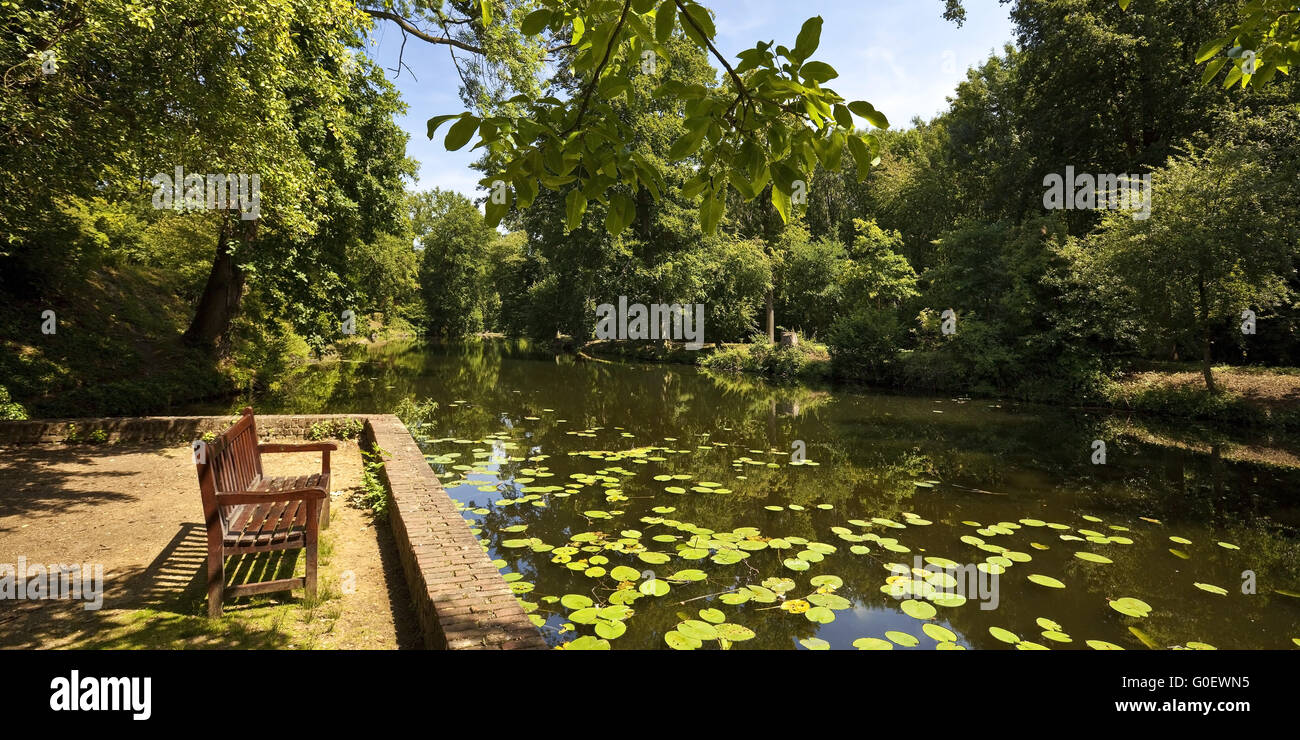 Garden of Castle Rheydt, Moenchengladbach, Germany Stock Photo - Alamy